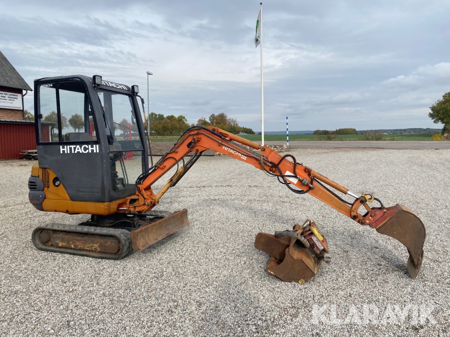 Minigrävare Hitachi EX17-2B, Ängelholm, Klaravik auktioner