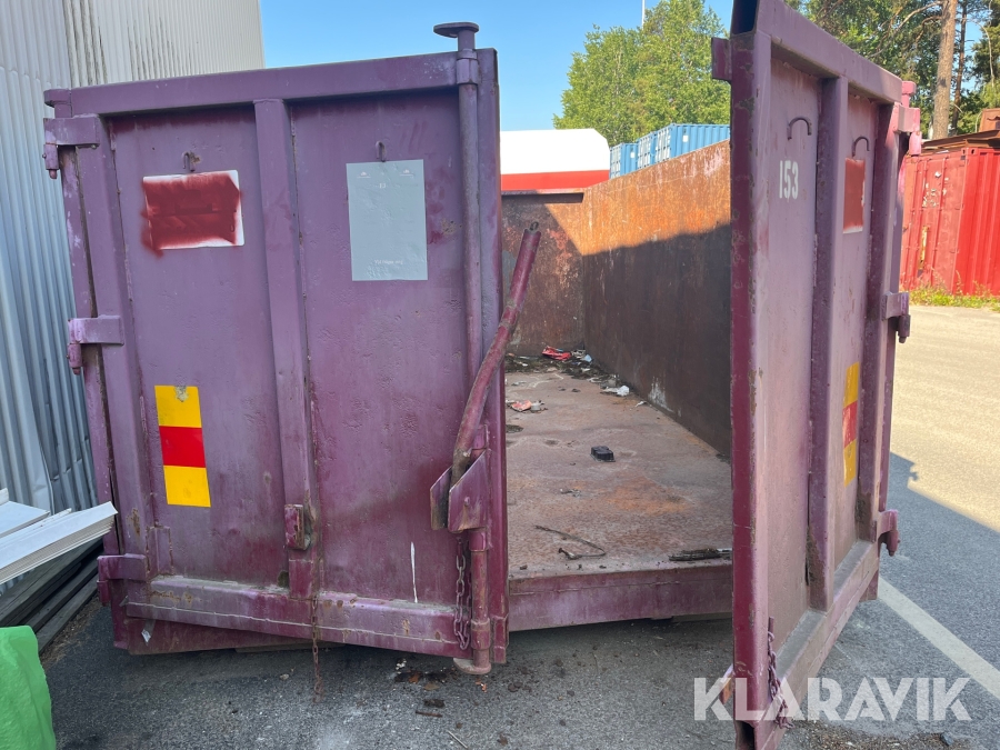 Lastväxlar container, Lidingö, Klaravik auktioner