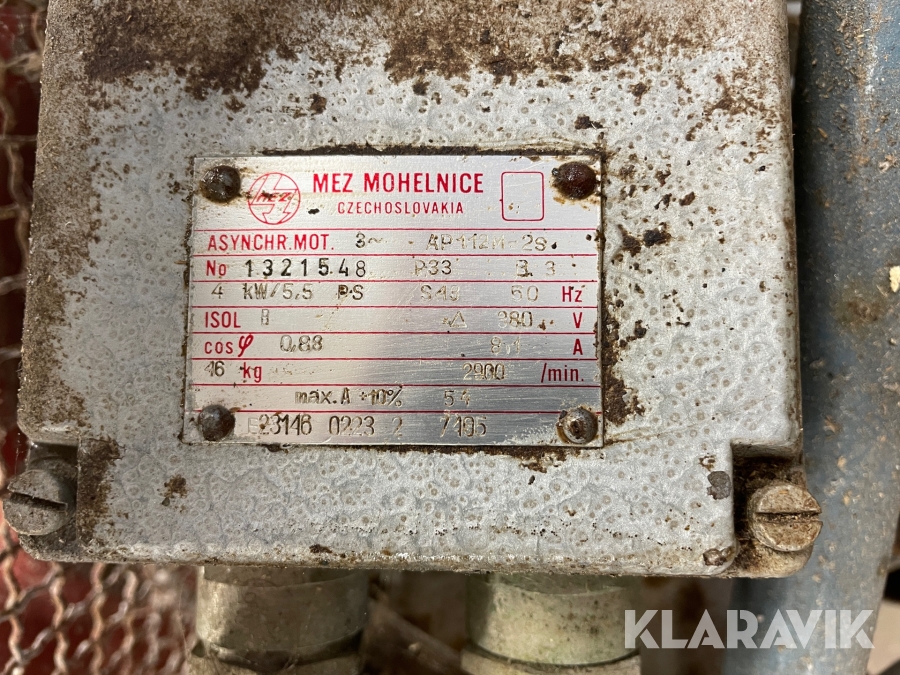 Fläkt till sädestork Mez mohelnice, Svenljunga, Klaravik auk