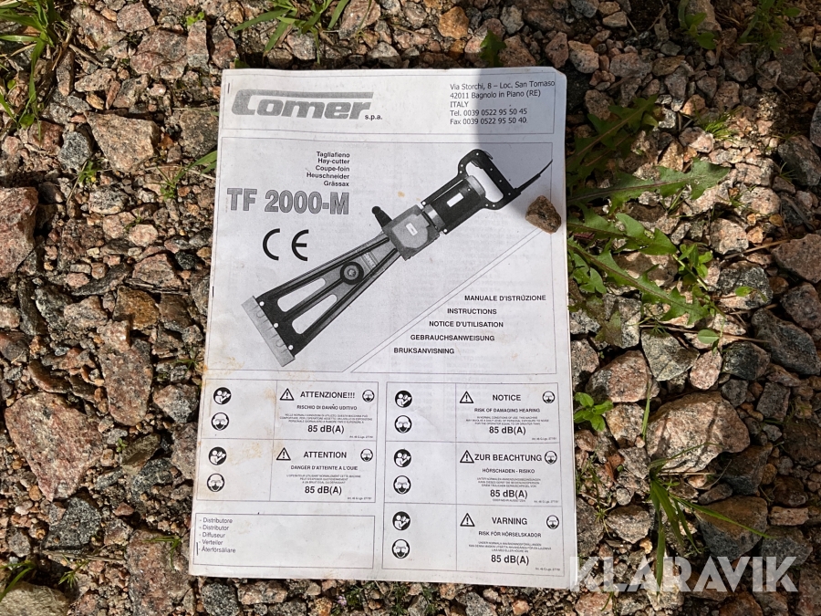 Ensilagekniv Comer TF 2000M, Mark, Klaravik auktioner