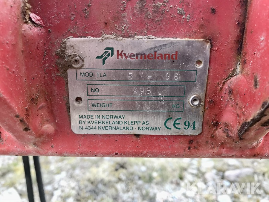 Klaravik Auktioner | Harv Kverneland TLA 5