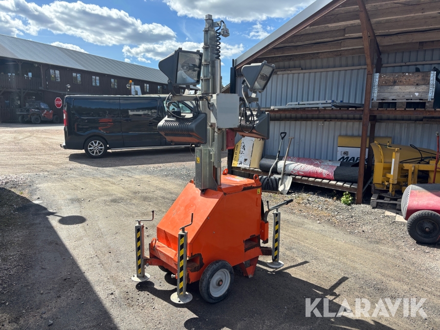 Belysningsmast Towerlight Link 240-1137M, Osby, Klaravik auk