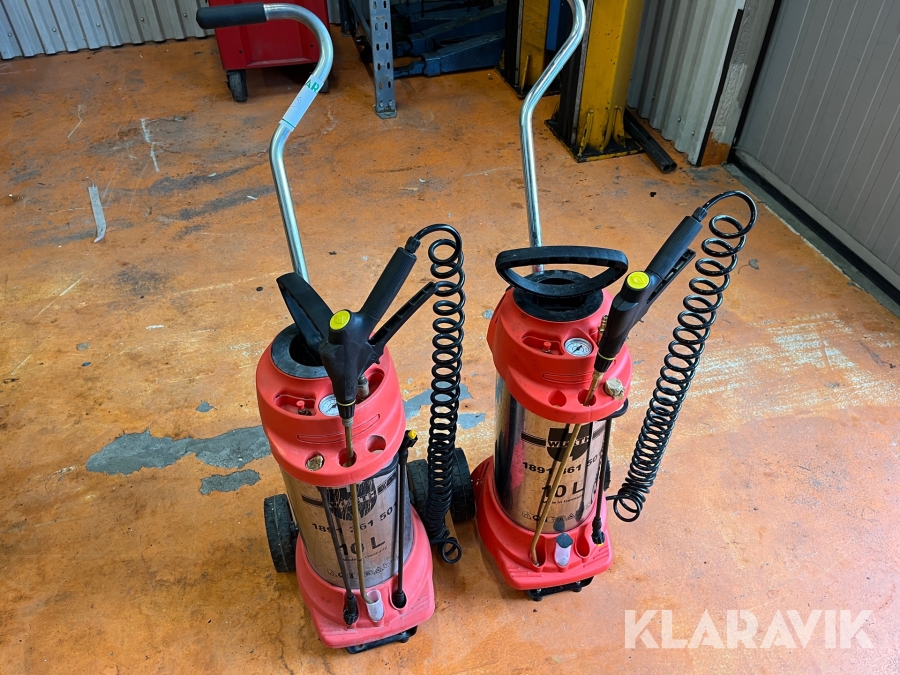 Tryckspruta 10 L Wurth 2st, Österåker, Klaravik auktioner