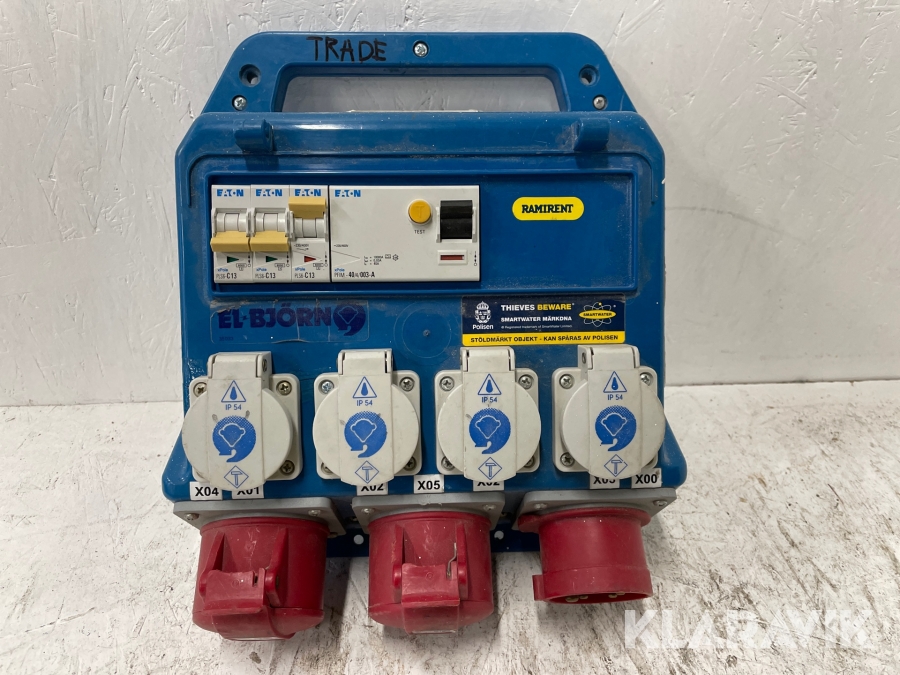 Klaravik Auktioner | Undercentral 16A väska El-Björn U16MINI/42-1EN