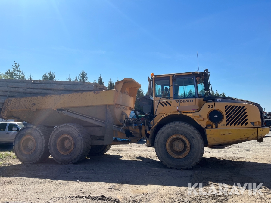 Dumper Volvo A25E, Upplands Väsby, Klaravik auktioner