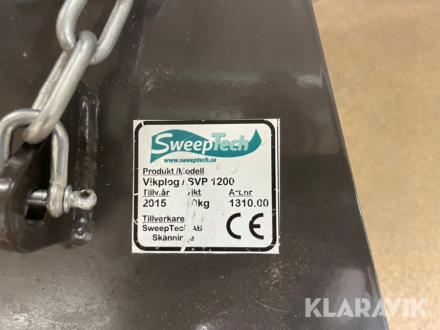Klaravik Auktioner | Vikplog SweepTech SVP 1200