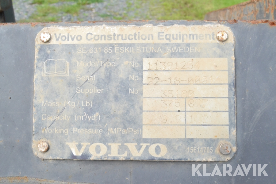 Planerskopa Volvo, Jönköping, Klaravik auktioner