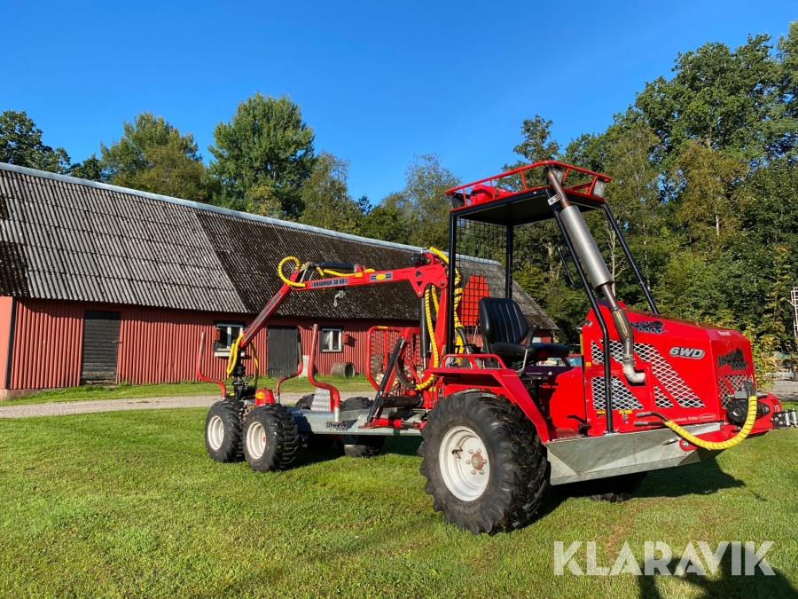 Skotare Bison 6000 4WD med dollykärra