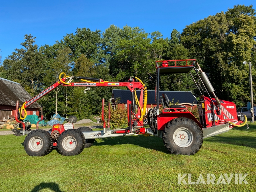 Skotare Bison 6000 4WD med dollykärra