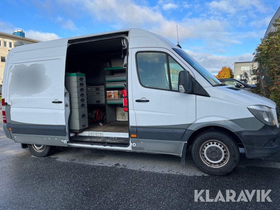 Skåpbil Servicebil Mercedes-Benz Sprinter, Sollentuna, Klara