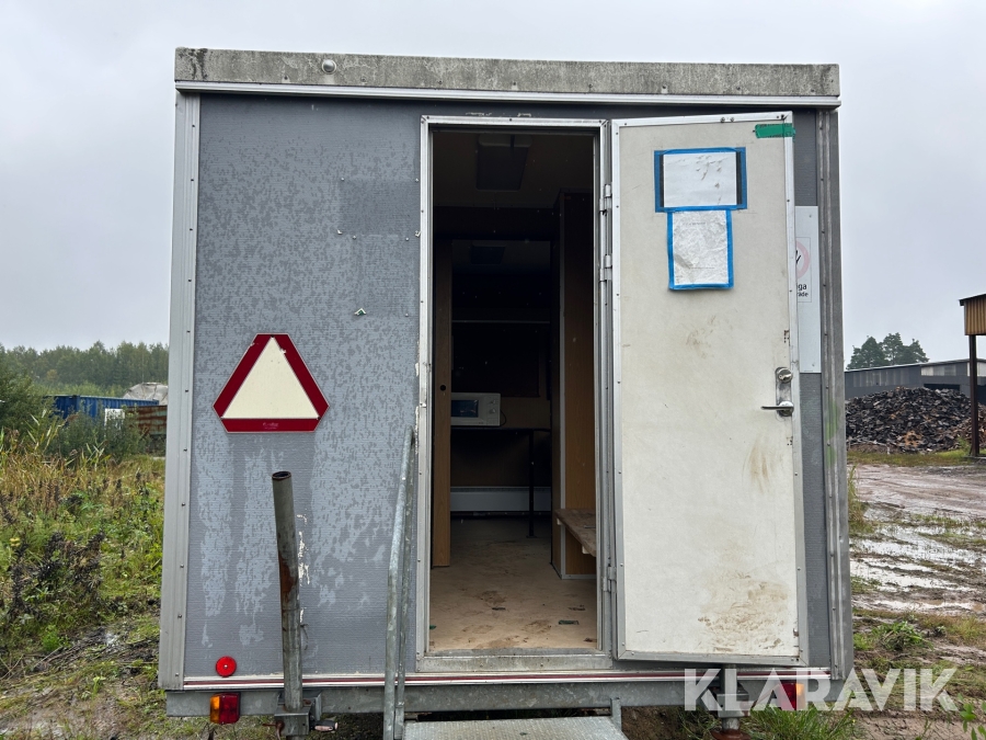 Personalvagn med fikarum och toalett Kabe PV44, Lindesberg,