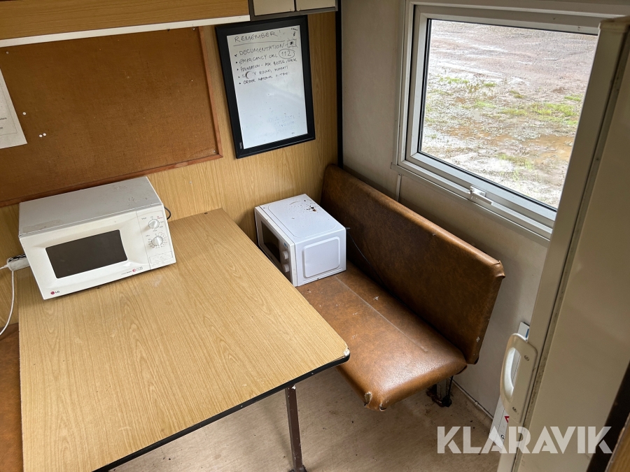 Personalvagn med fikarum och toalett Kabe PV44, Lindesberg,