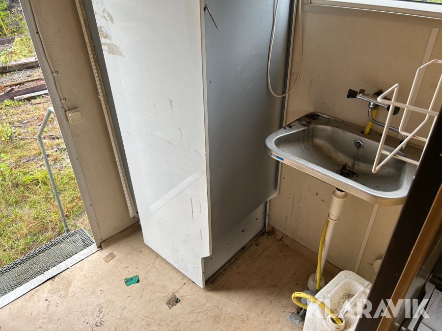 Personalvagn med fikarum och toalett Kabe PV44, Lindesberg,