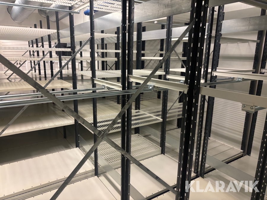 Hyllsystem / kompakthyllor Bruynzeel Compactus, Kristianstad