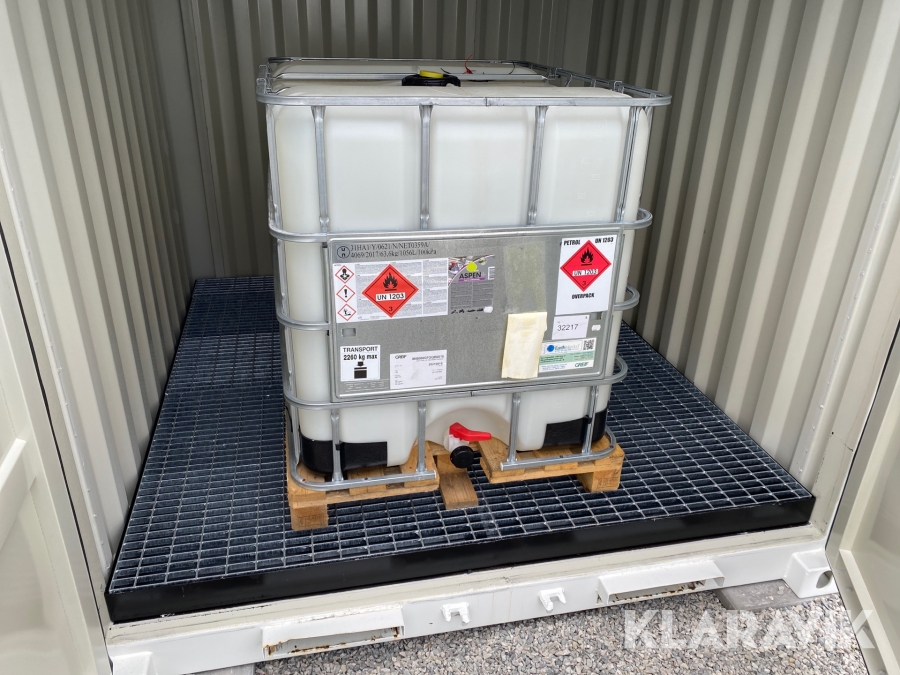 Miljöcontainer 8 fot, Gotland, Klaravik auktioner