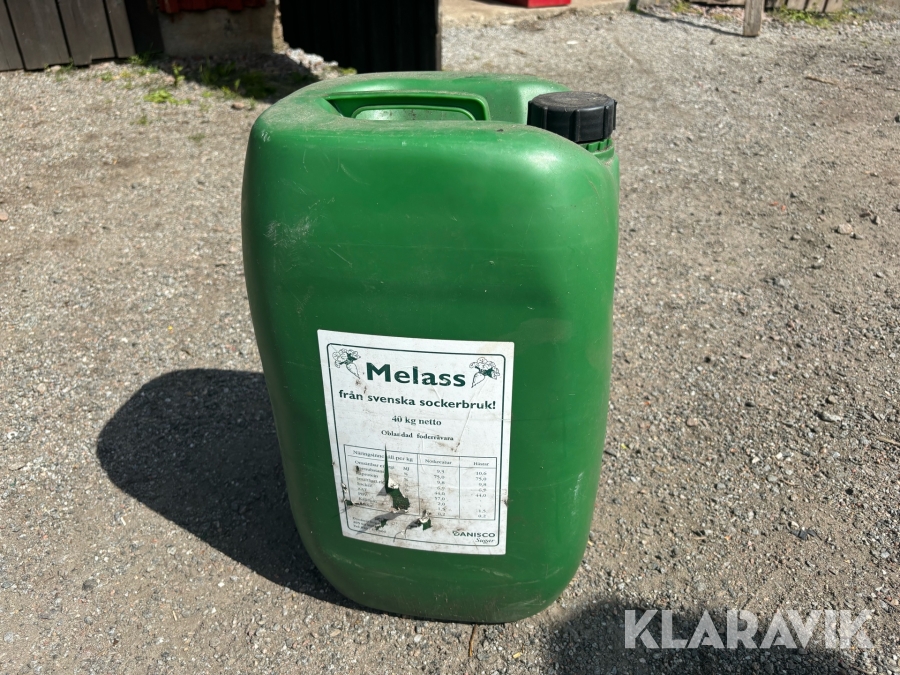 Melass foder 40 kg, Kungälv, Klaravik auktioner