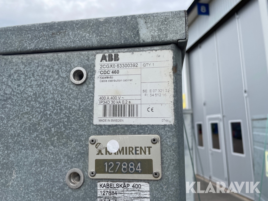 Fördelningscentraler Kabeldon CDC420, CDC420, CDC460, CDC46