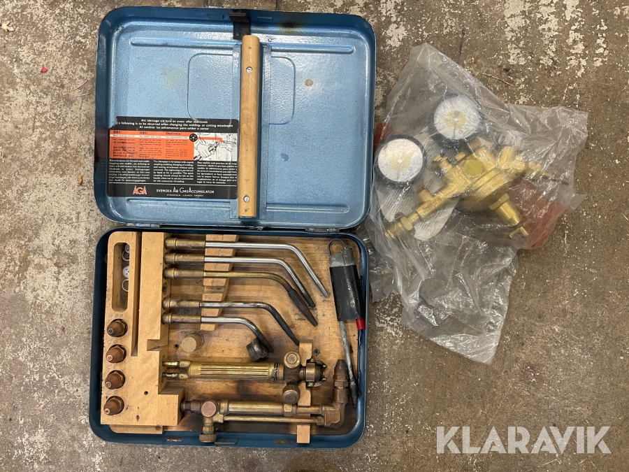 Svetsmunstycke och manometer, Oskarshamn, Klaravik auktioner