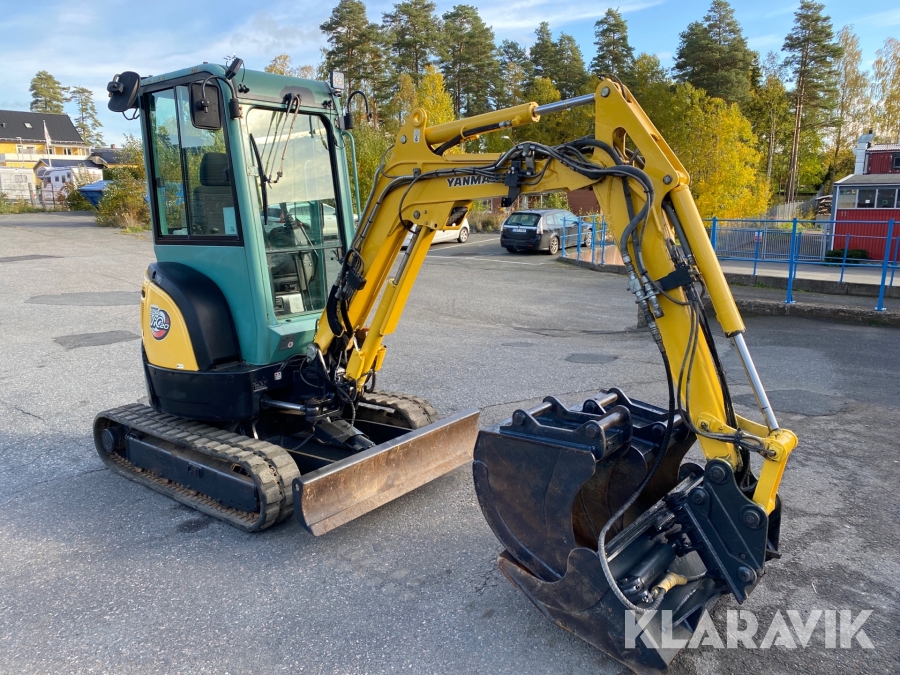 Grävmaskin Yanmar VIO 20, Jönköping, Klaravik auktioner