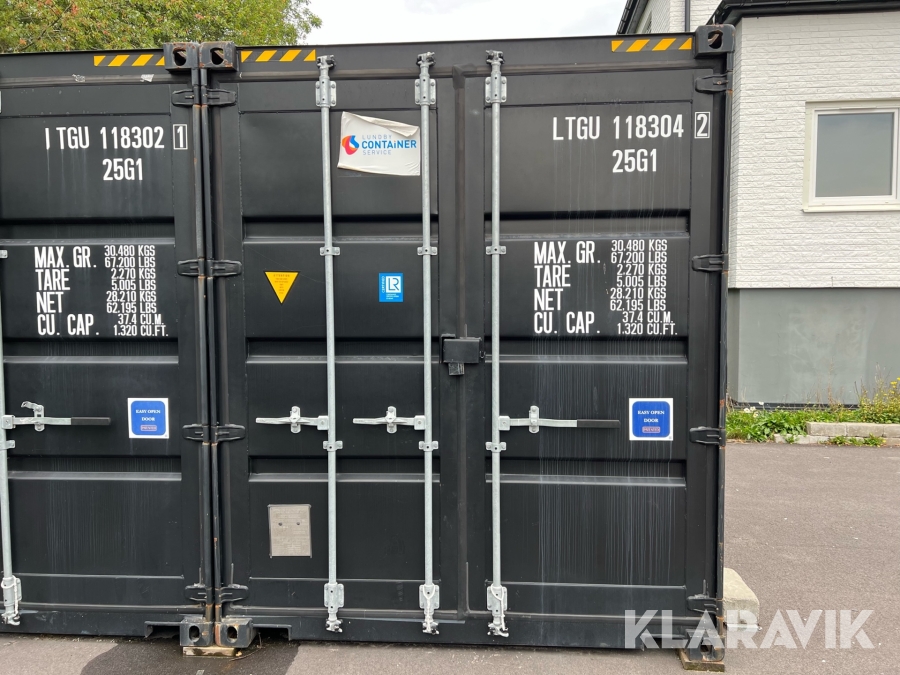 Container 20 fot Isolerad, Norrköping, Klaravik auktioner