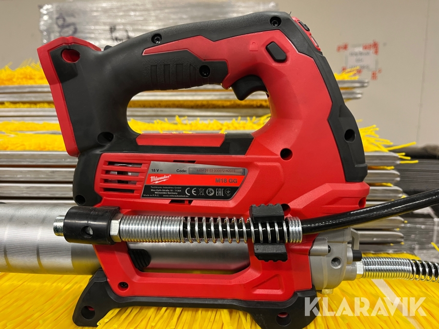 Fettspruta Milwaukee M18GG, Mjölby, Klaravik auktioner