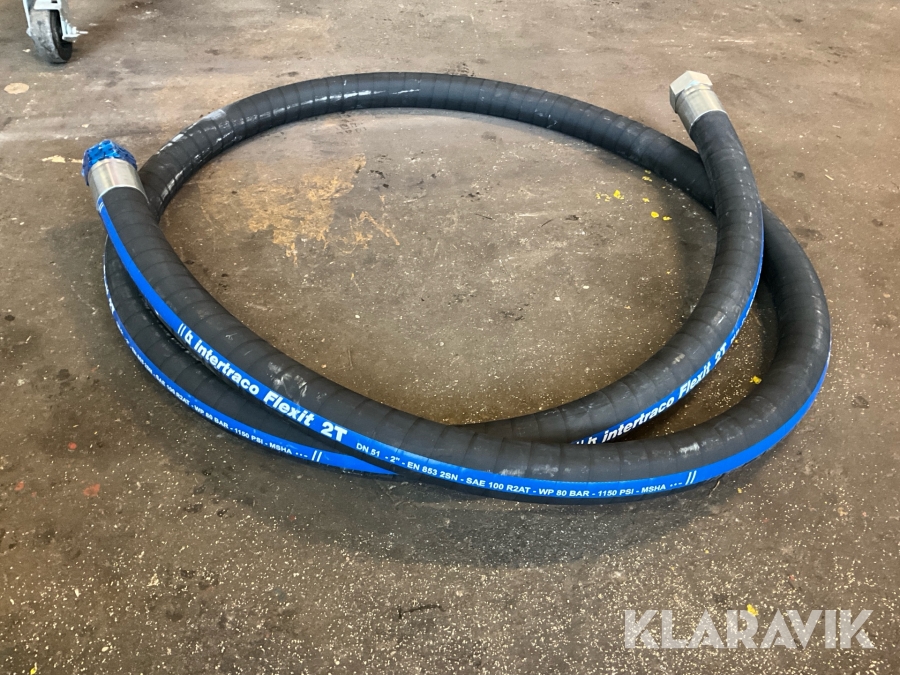 Hydraulslang Intertraco Flexit 2t, Södertälje, Klaravik auk