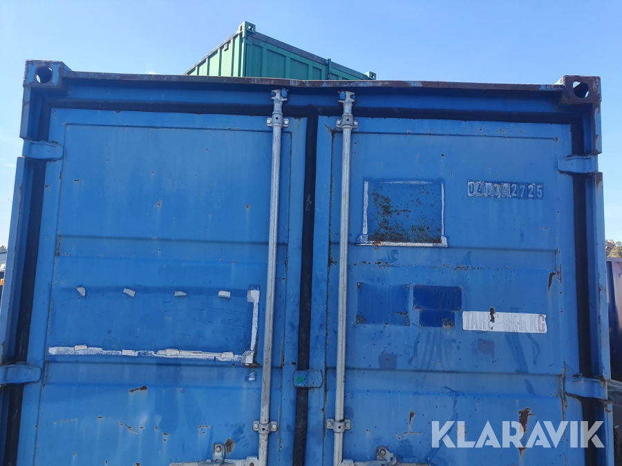Container 10 fots Miljöcontainer, Karlstad, Klaravik auktion
