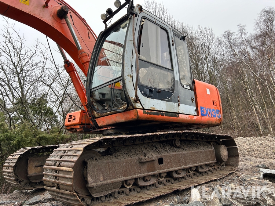 Grävmaskin Hitachi EX135, Göteborg, Klaravik auktioner