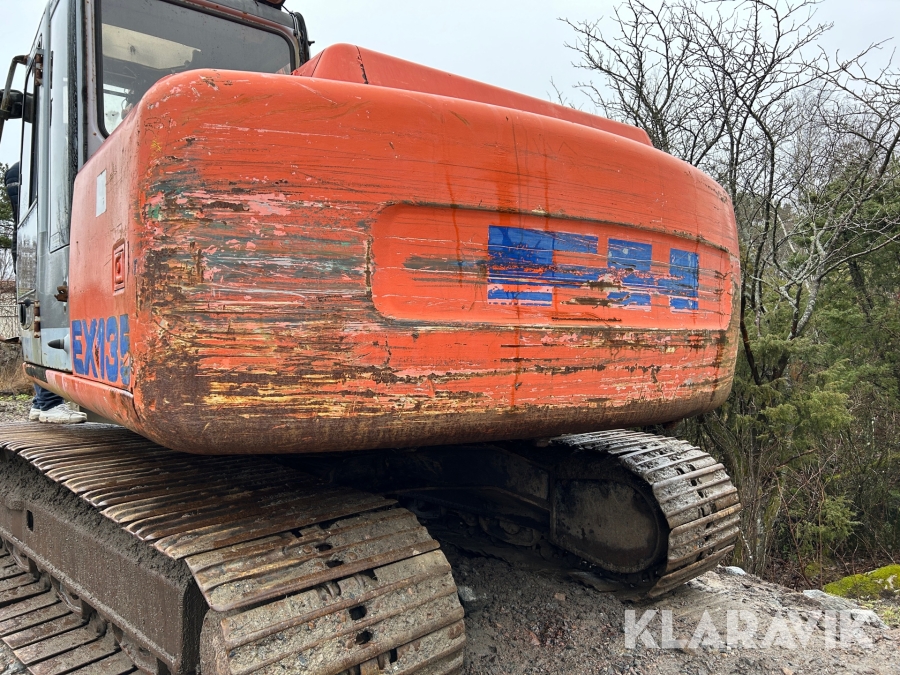 Grävmaskin Hitachi EX135, Göteborg, Klaravik auktioner