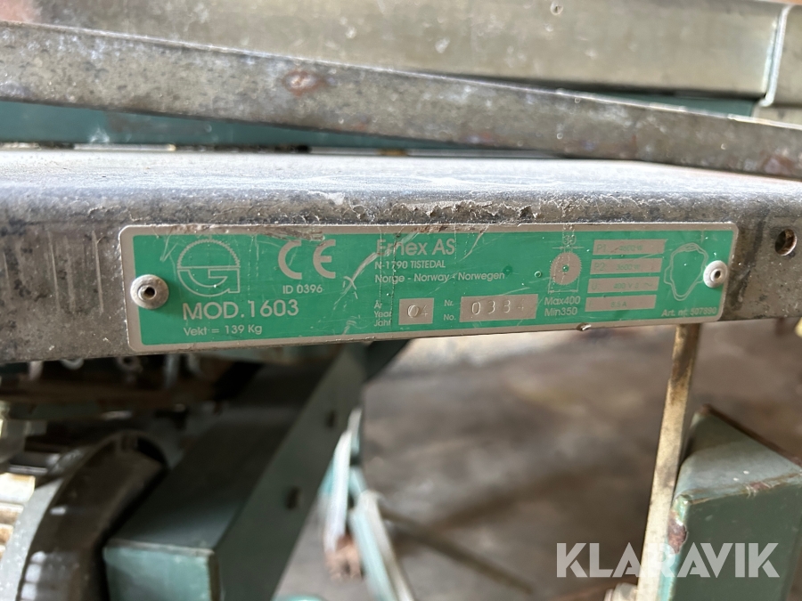 Gjerdesåg 1603, Sundsvall, Klaravik auktioner