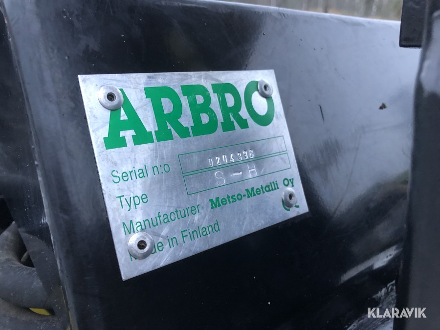 Skördaraggregat Arbro 350s stegmatat