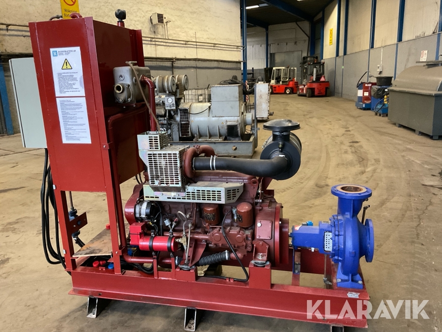 Motordriven vattenpump Iveco/KSB, Malmö, Klaravik auktioner
