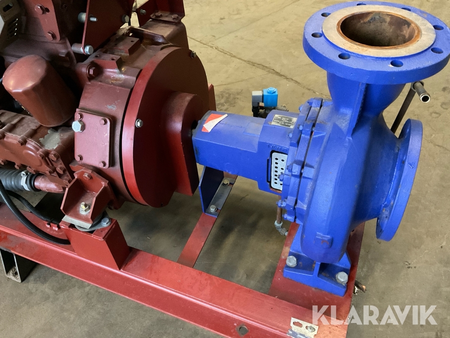Motordriven vattenpump Iveco/KSB, Malmö, Klaravik auktioner
