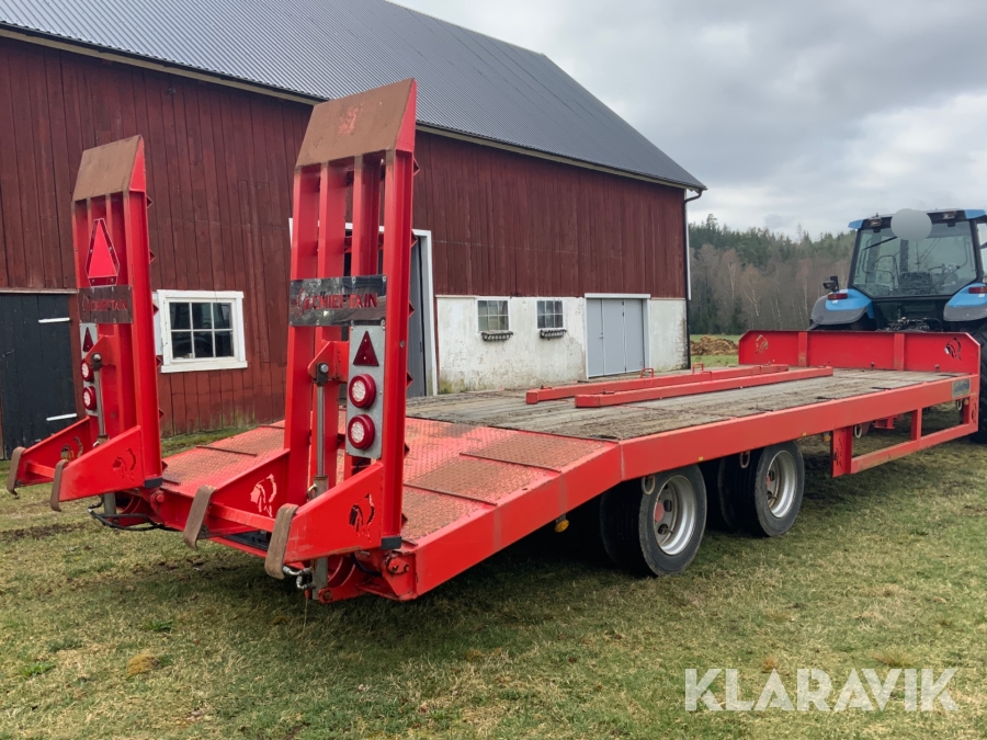 Maskintrailer Chieftain, Borås, Klaravik auktioner