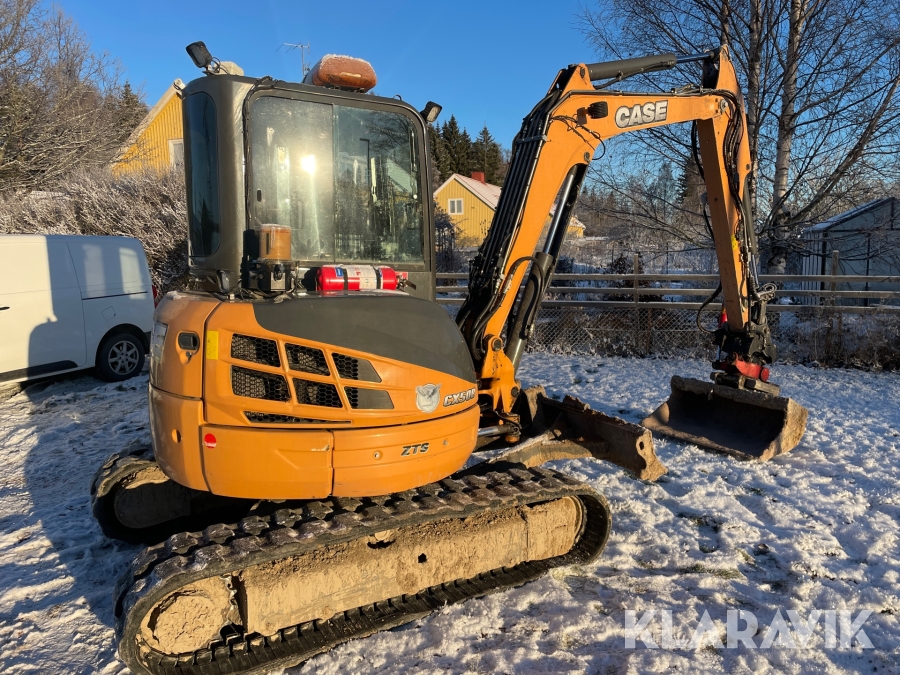 Grävmaskin Case Cx50B, Avesta, Klaravik