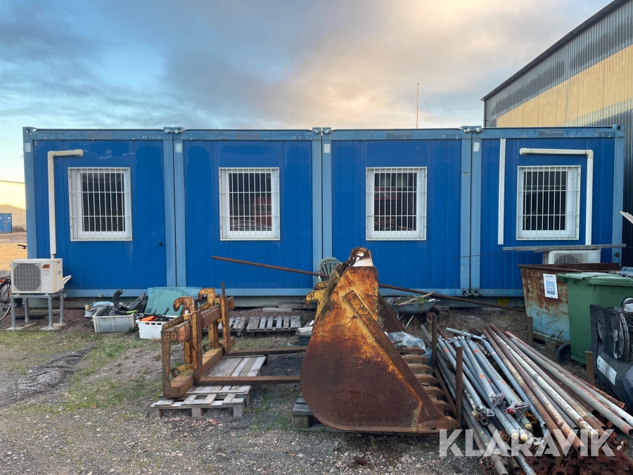 Kontorsmoduler Containex T3 30, Oskarshamn, Klaravik auktion