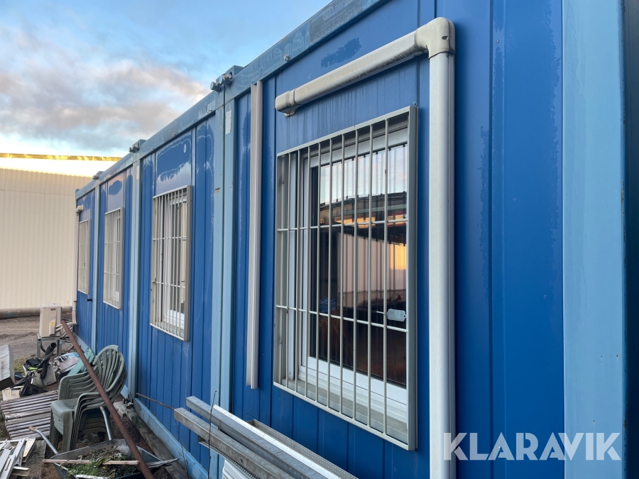 Kontorsmoduler Containex T3 30, Oskarshamn, Klaravik auktion
