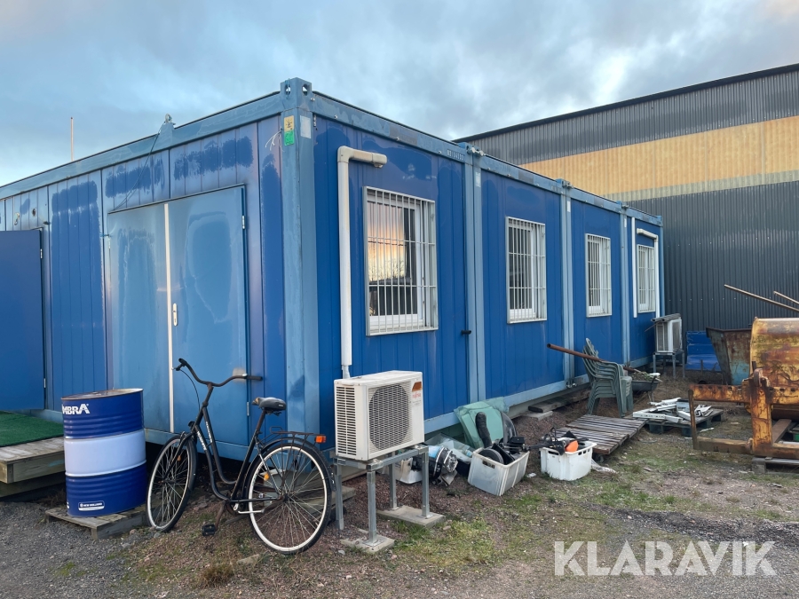 Kontorsmoduler Containex T3 30, Oskarshamn, Klaravik auktion