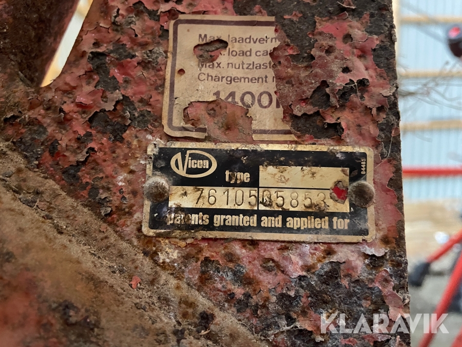 Konstgödselspridare Vicon 76105, Svenljunga, Klaravik auktio