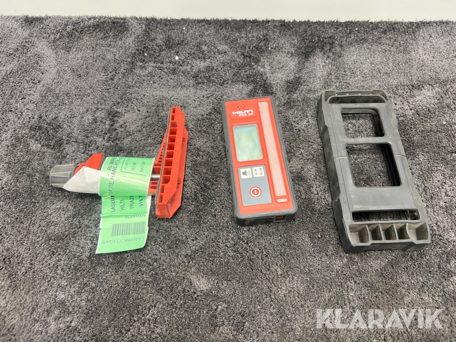 Lasermottagare Hilti PRA 20, Svalöv, Klaravik auktioner
