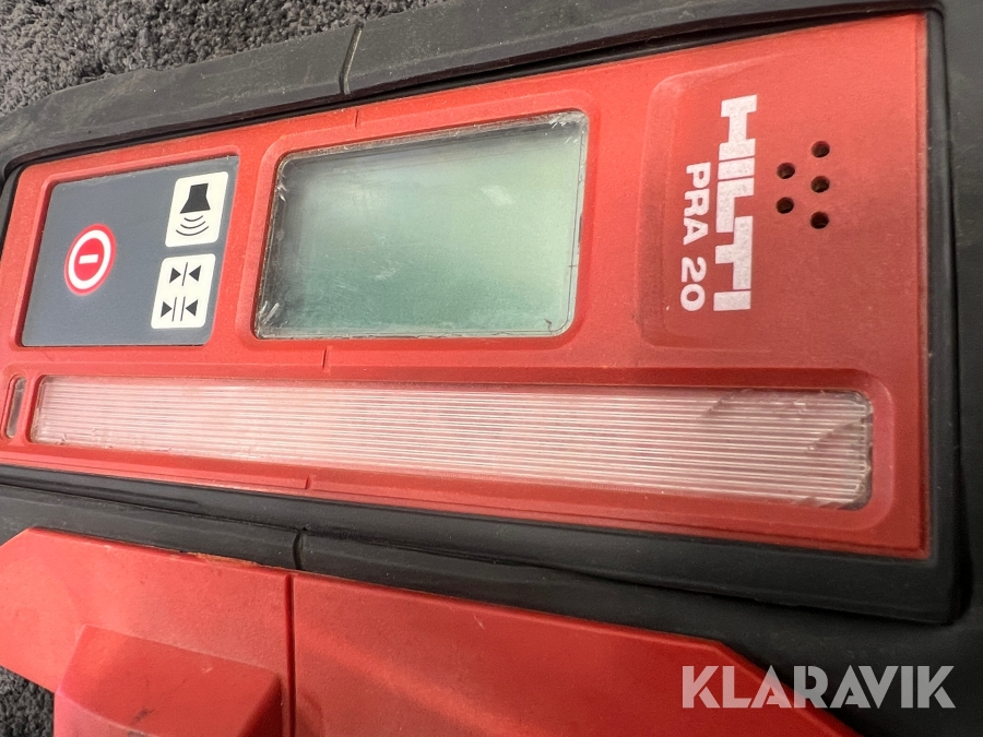 Lasermottagare Hilti PRA 20, Svalöv, Klaravik auktioner