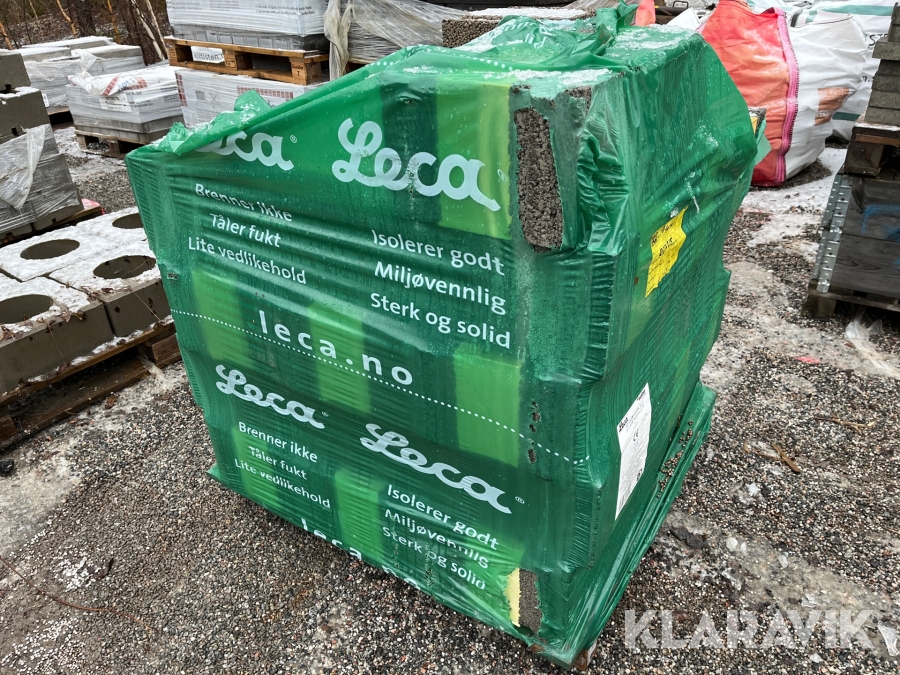 Leca Isoblock 25 st, Täby, Klaravik auktioner