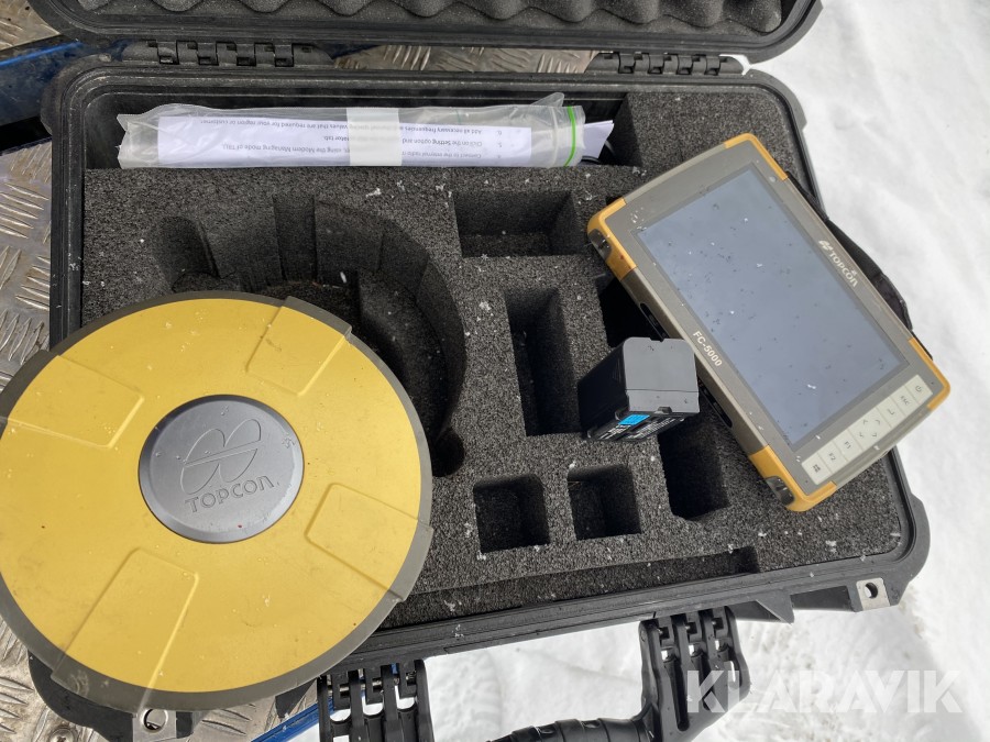 Fältdator Topcon FC 5000 med sensor Hiper Digital UHF 2