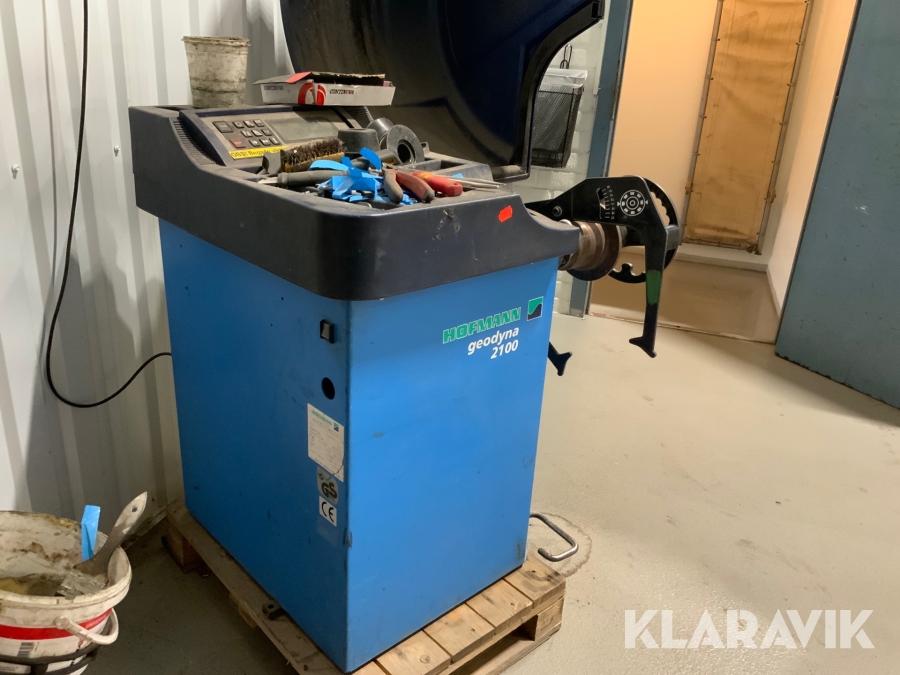 Balanseringsmaskin Hofmann Geodyna 2100, Umeå, Klaravik aukt