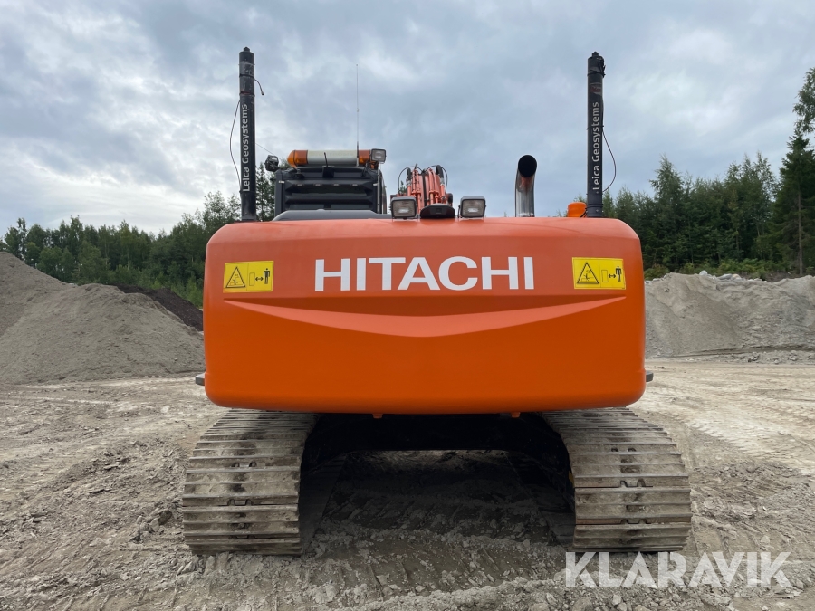 Grävmaskin Hitachi 210 lc, Örnsköldsvik, Klaravik auktion