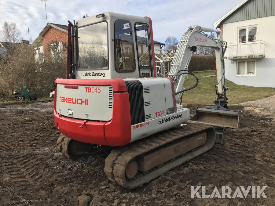 Grävmaskin Takeuchi TB045