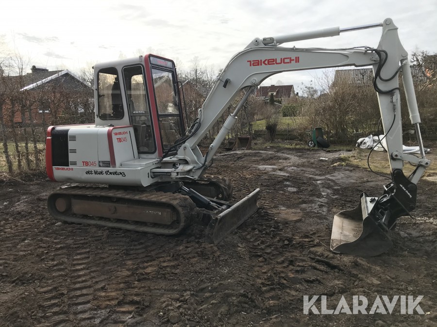 Grävmaskin Takeuchi TB045