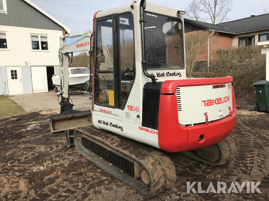 Grävmaskin Takeuchi TB045