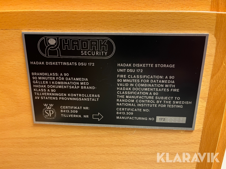 Kassaskåp , Sollentuna, Klaravik auktioner