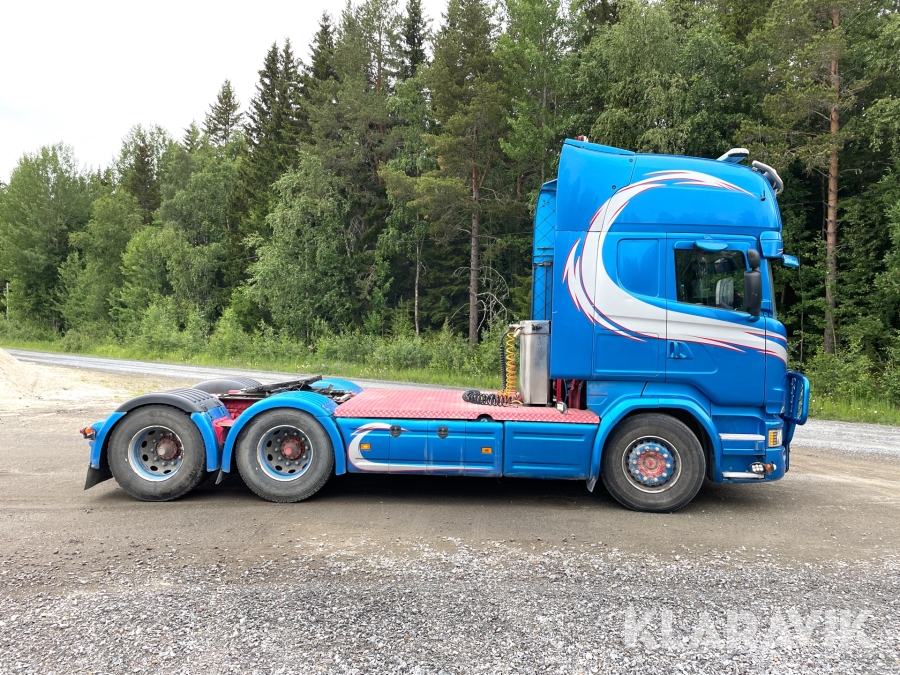Dragbil Scania R520 6X4, Strömsund, Klaravik auktioner